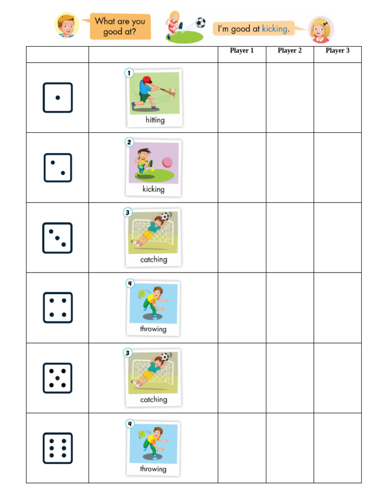 Unit 5 Lesson 2 Dice Game | PDF