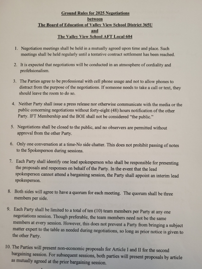 Page 1 Ground Rules | PDF