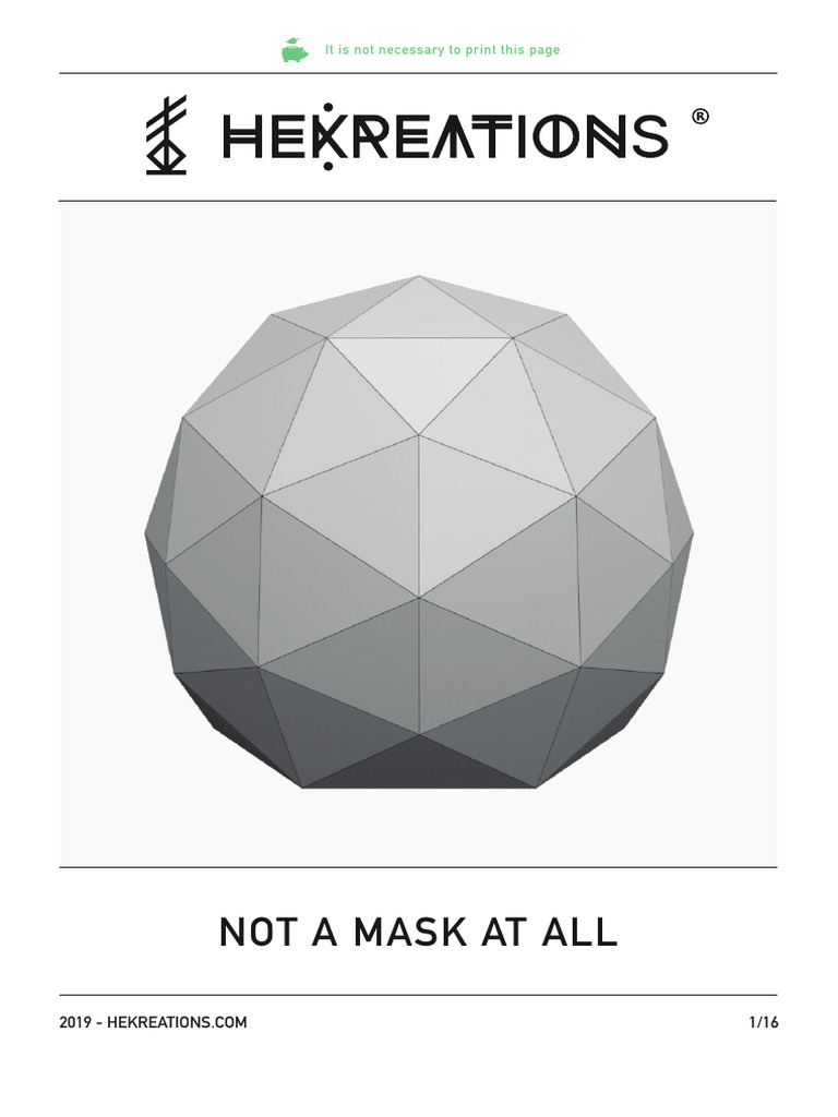Hekreations Not A Mask at All | PDF | Qr Code
