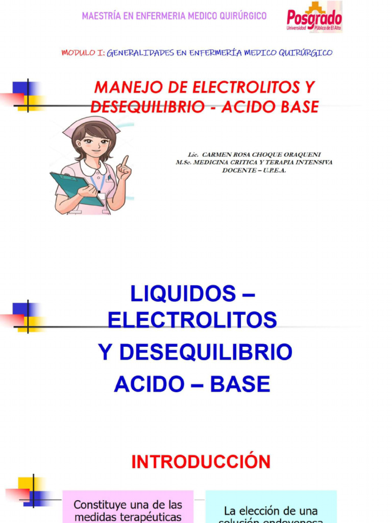 Tema N - 6. Balance Hidroelectrolitico | PDF