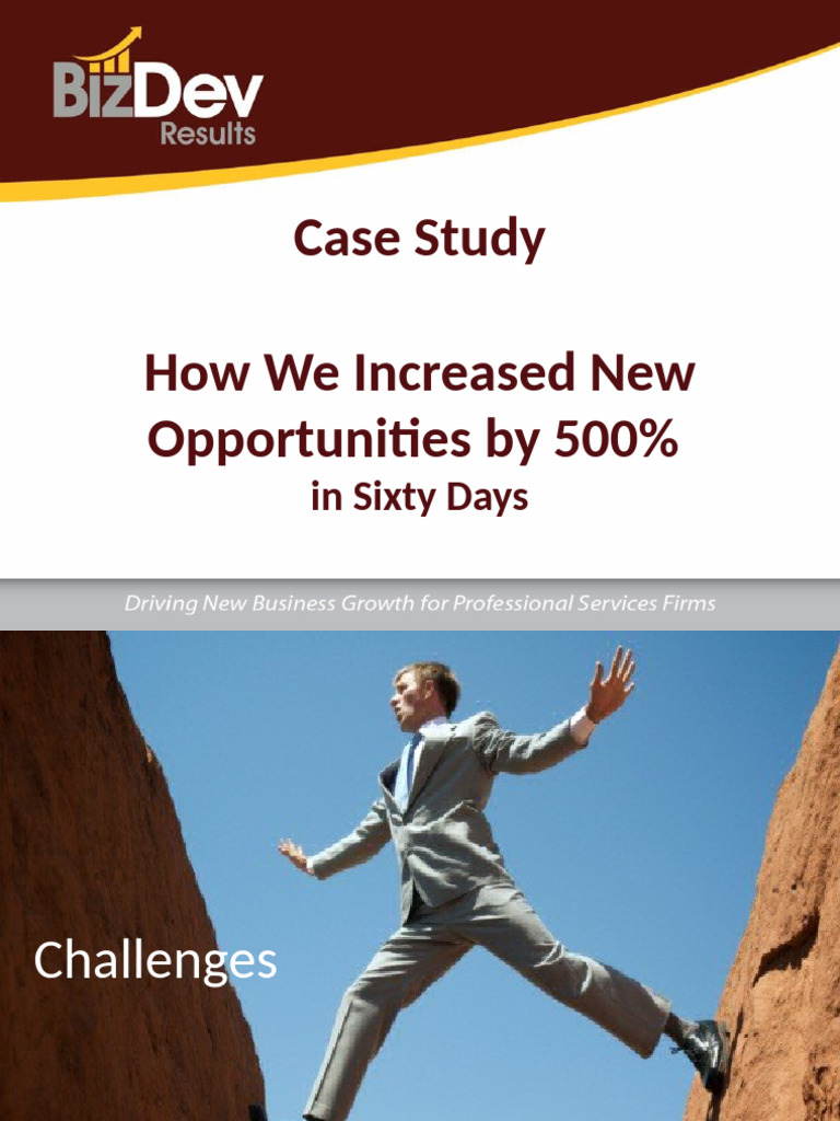 Case Study CPA Firm Growth Drivers | PDF
