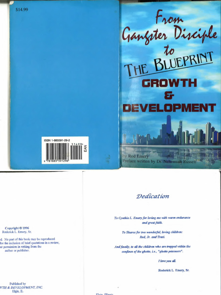 The Blueprint - From Gangster Disciple To Growth Development (Rod Emery ...