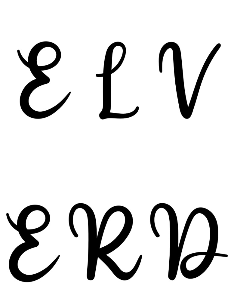 Letras Individuales | PDF