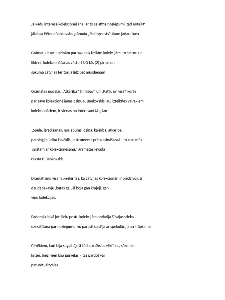 Latviesu Valoda Eksazemns 1 | PDF