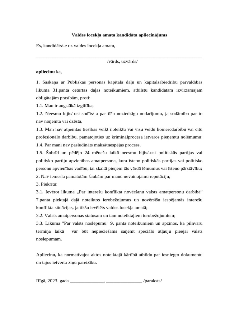 LVP VL Apliecinajums | PDF