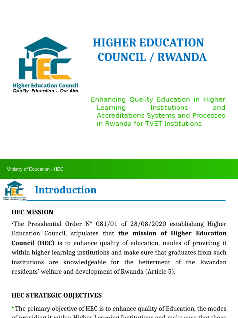 NEW HEC Presentation- Nigeria delegation | PDF | Institute Of ...