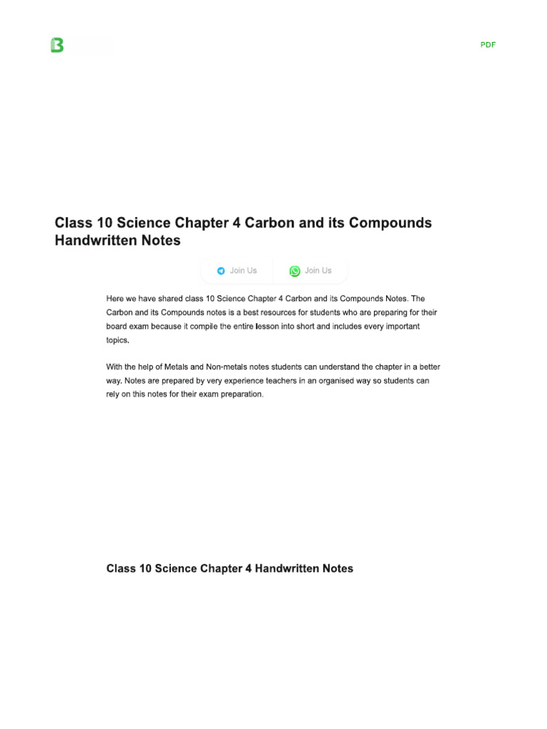 Carbon Notes | PDF