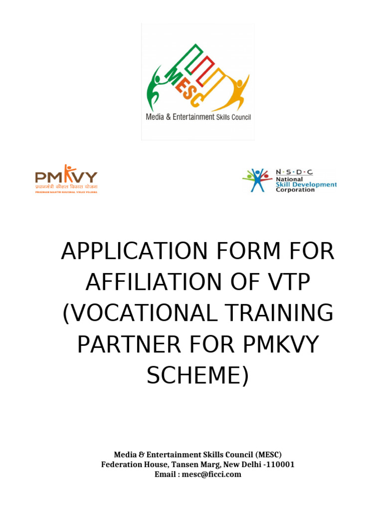 PMKVY Application Form | PDF