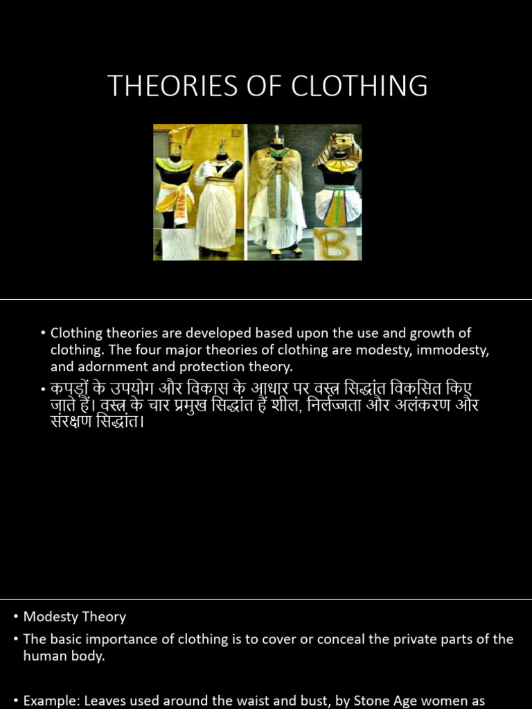 Theories of Clothing | PDF