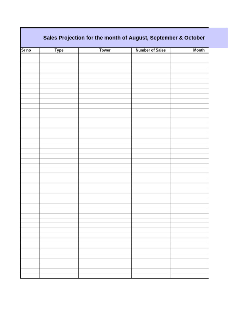 Sales Quarter Plan | PDF