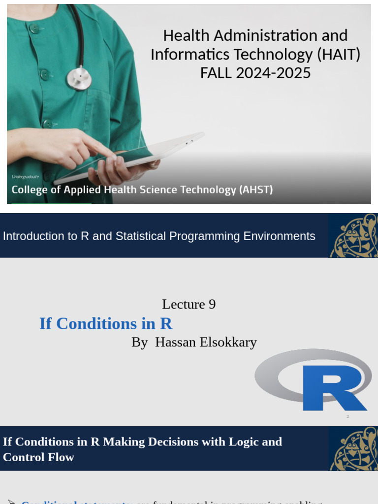 Lec 9 R Programming | PDF | Logic | Software Engineering