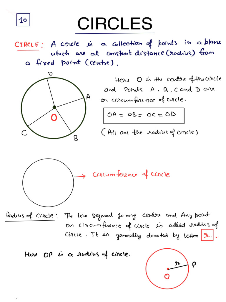 9 Circles (Part 1-Basic Definitions) | PDF
