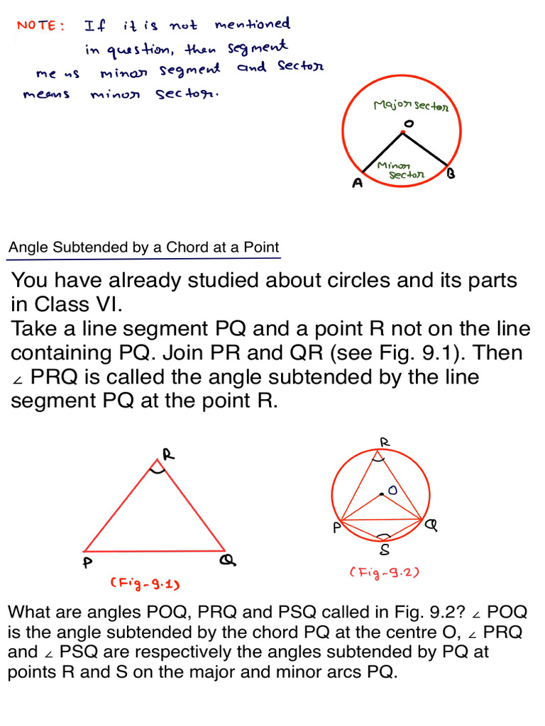 9 Circles (Part-2) | PDF | Circle | Perpendicular