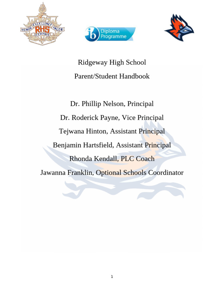 RHS Updated Parent Student Handbook | PDF | Advanced Placement ...