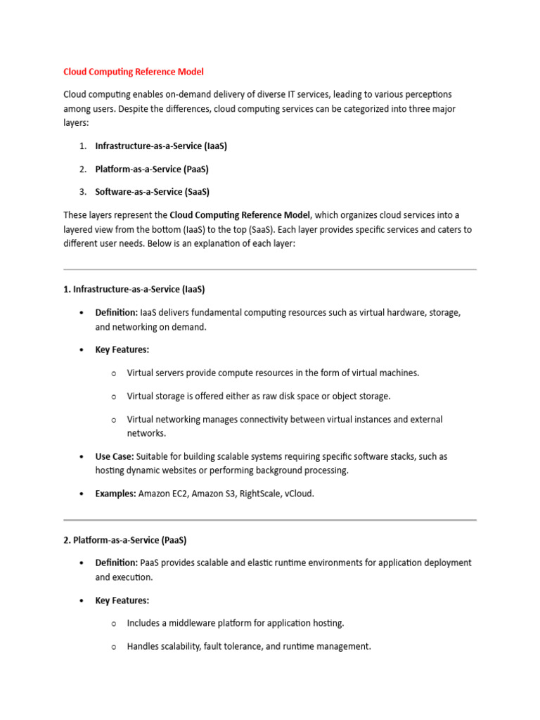 Cloud Computing Layers & Models | PDF | Cloud Computing | Virtualization