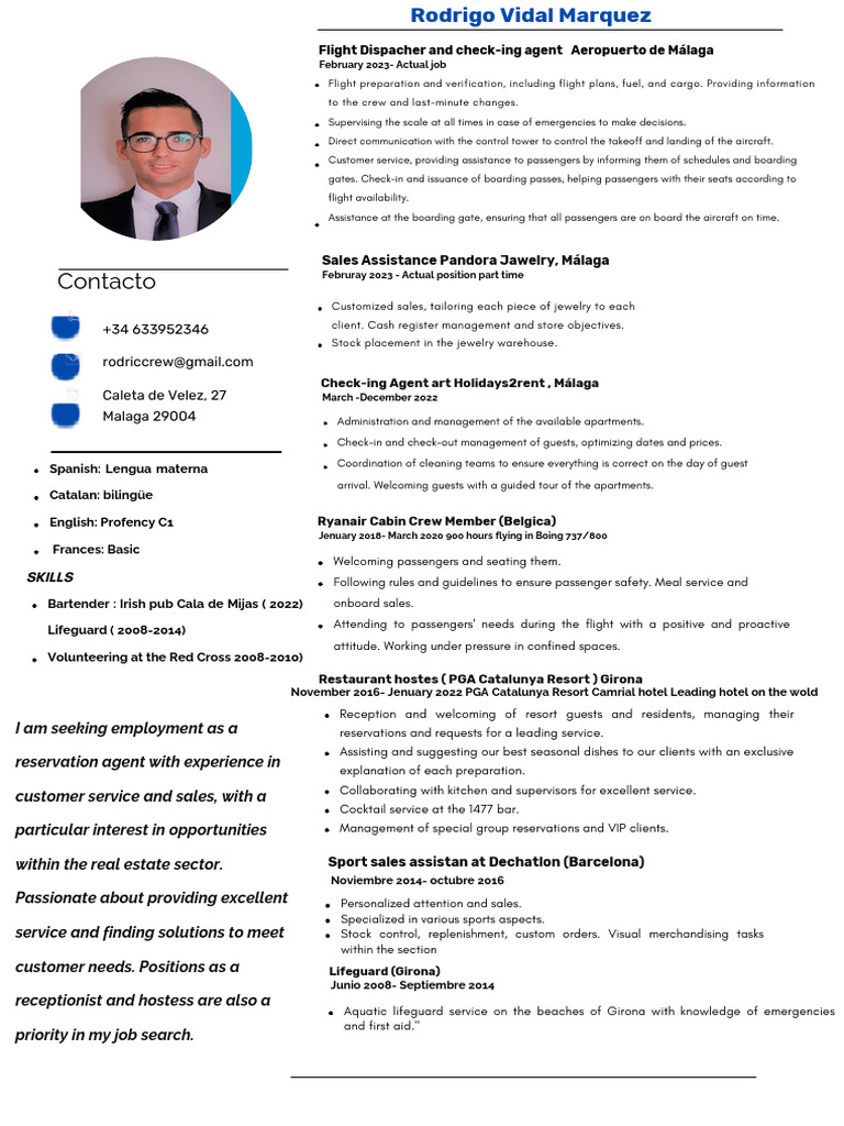 cv2024 ENG 2 | PDF | Transport | Aviation