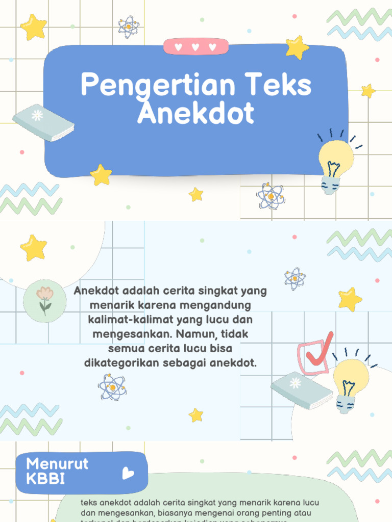 Pengertian dan Ciri Teks Anekdot | PDF
