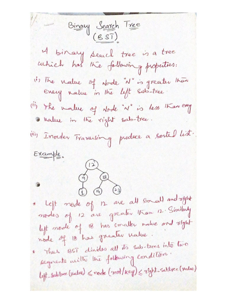 Binary Search Tree 2 | PDF