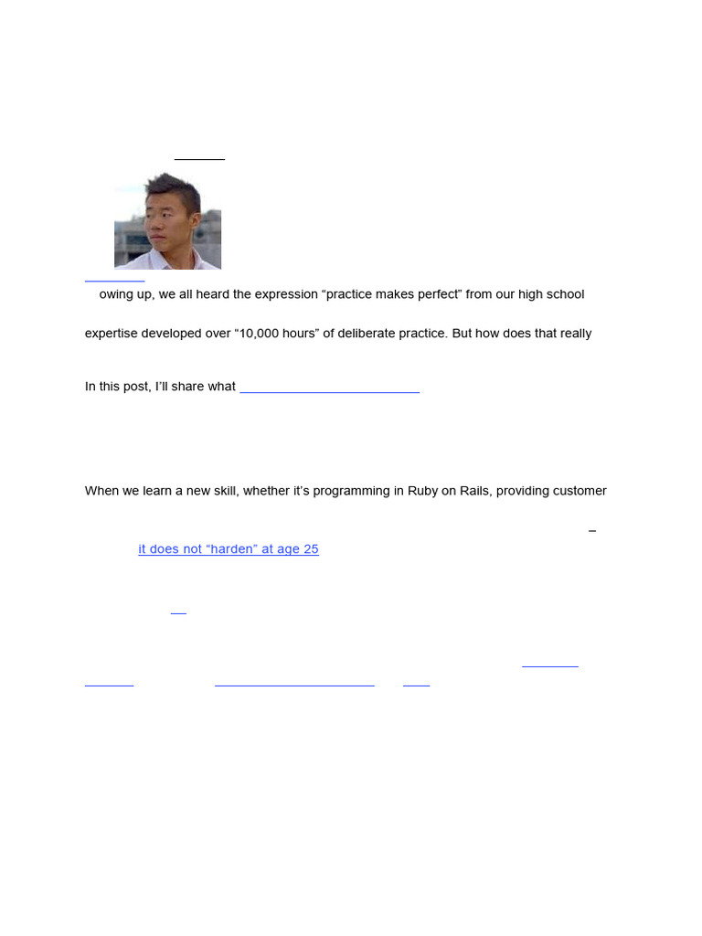 Why Practice Actually Makes Perfect | PDF | Myelin | Neuron