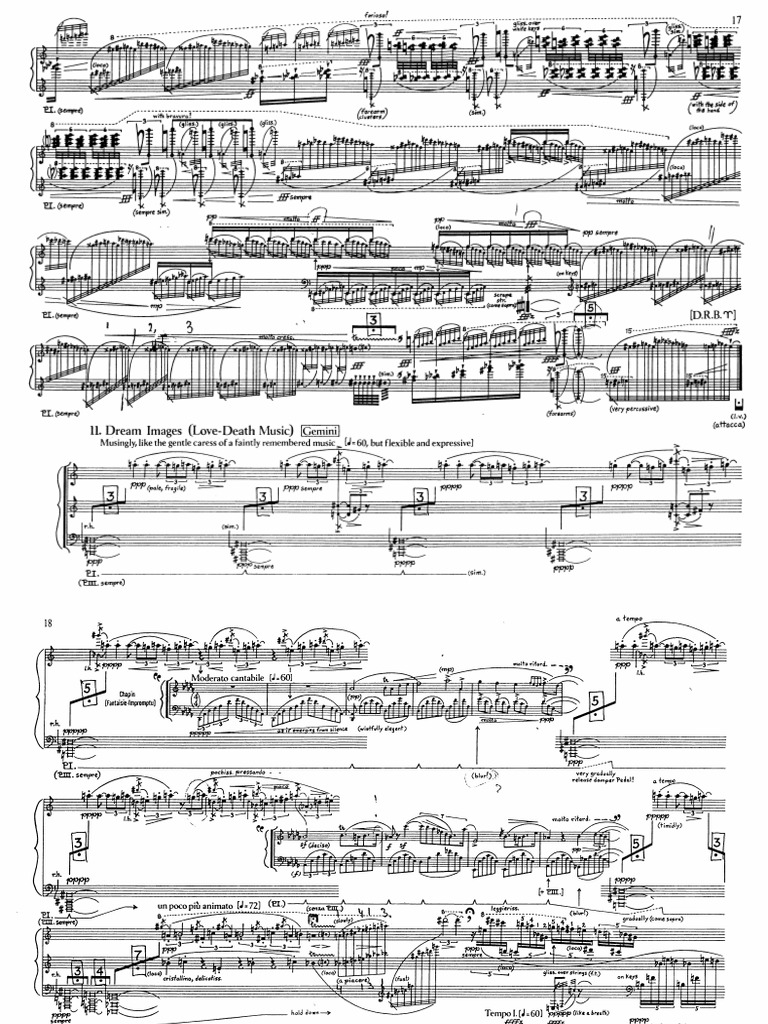George Crumb - Makrokosmos I-15-16 | PDF