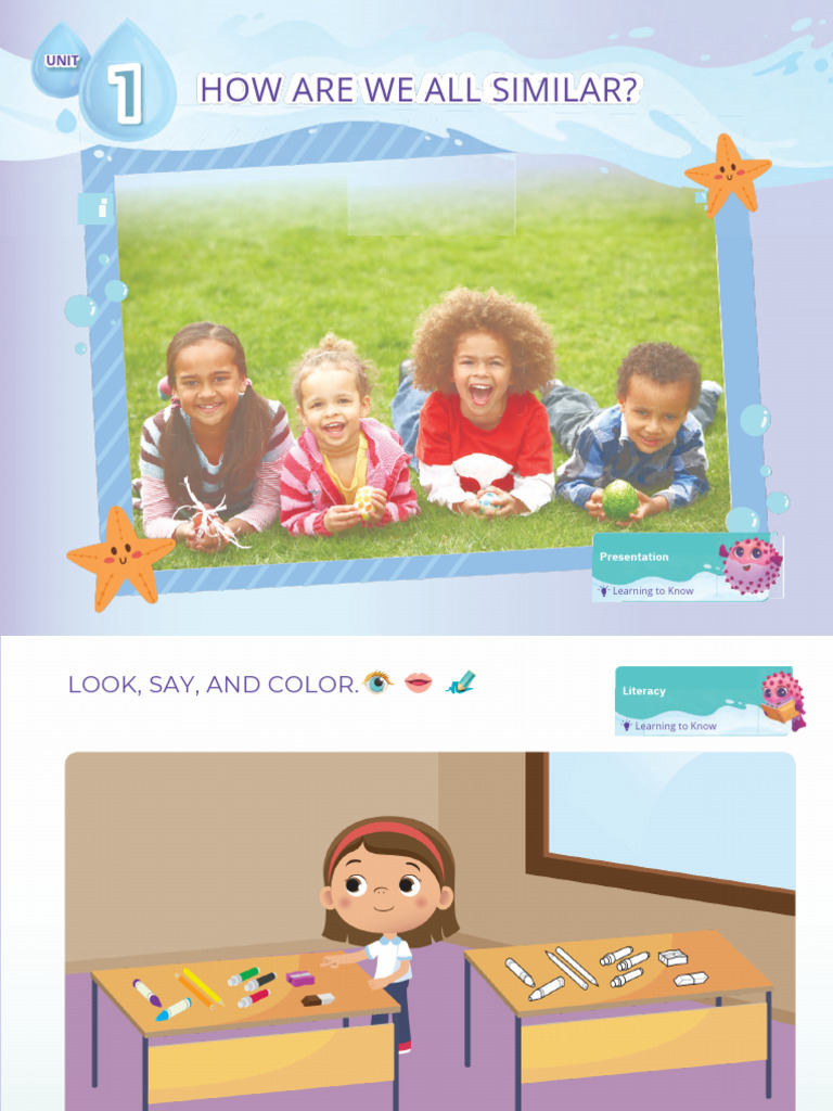 Let's Learn About L1 U1 - Immersion Student's Book - pdf-2 | PDF | Behavior Modification ...