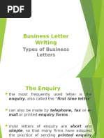 Product Inquiry Letter Guidelines | PDF | Communication