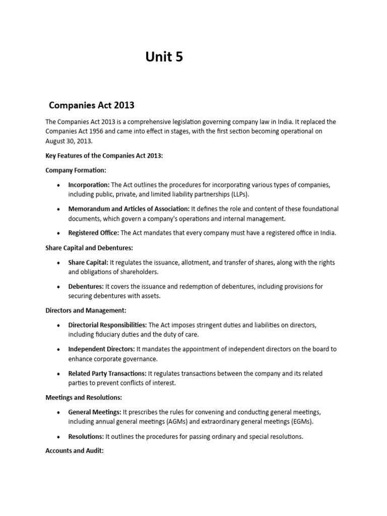 Unit 5 Notes | PDF | Audit | Liquidation Unit 5 Notes | PDF | Audit | Liquidation
