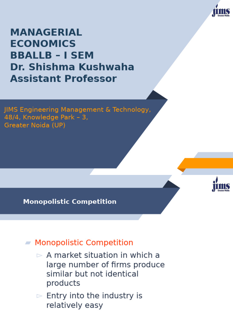 monopolistic competition | PDF | Monopoly | Profit (Economics)