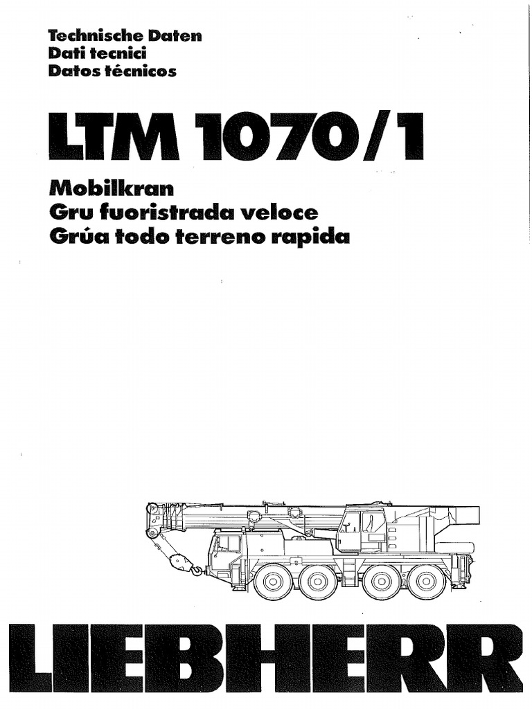 Liebherr - Ltm 1070-1 | PDF