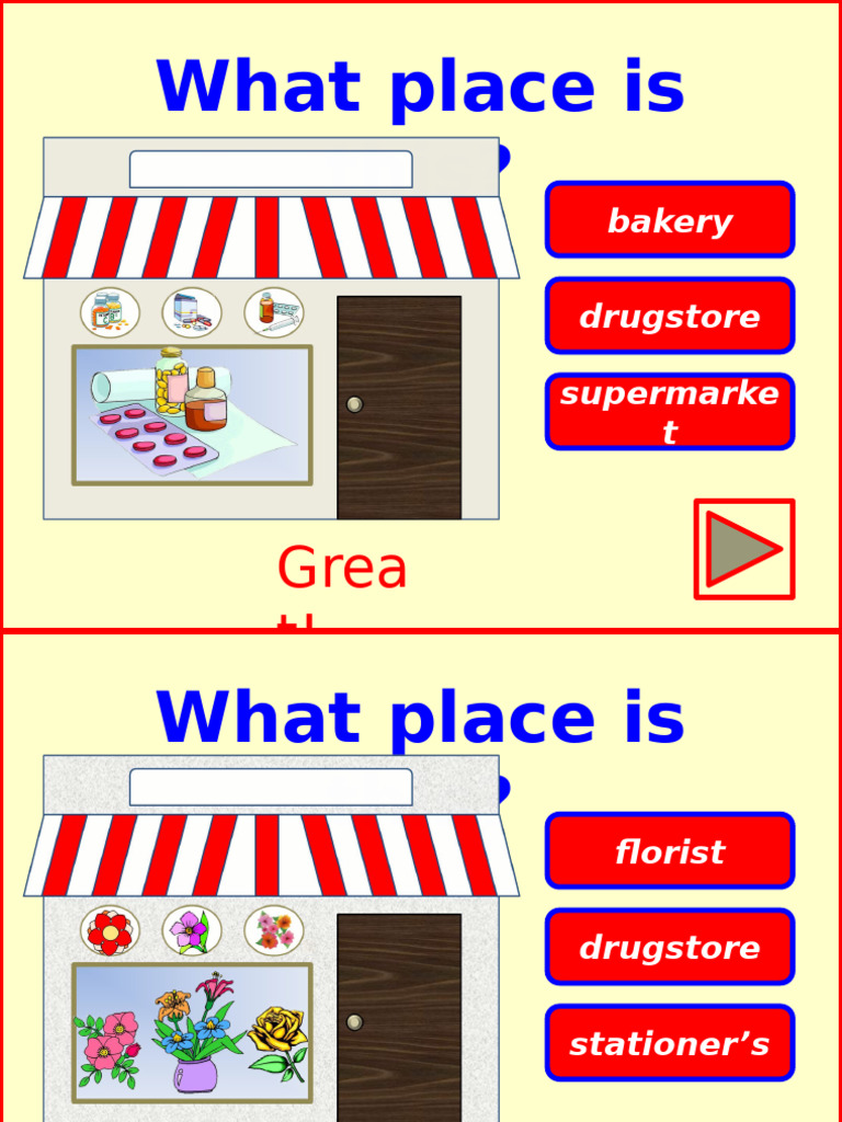 Places in The City Game Quiz Fun Activities Games Games 145790 | PDF