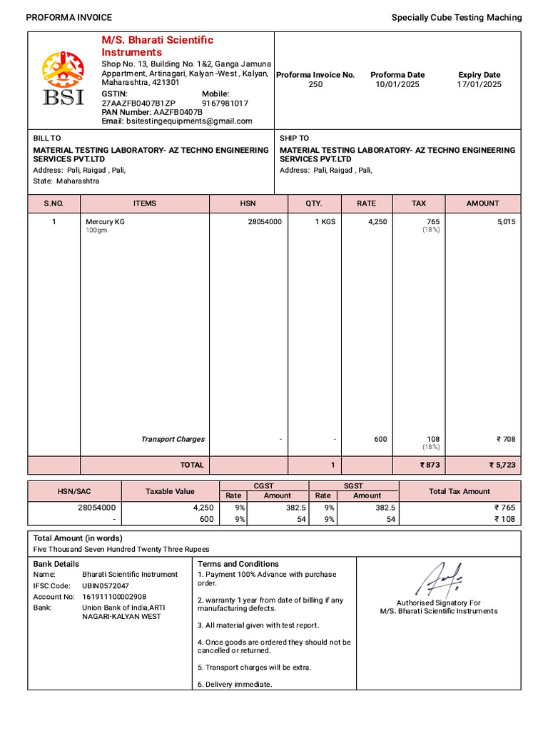 250-Proforma-Material Testing Laboratory - AZ Techno Engineering ...