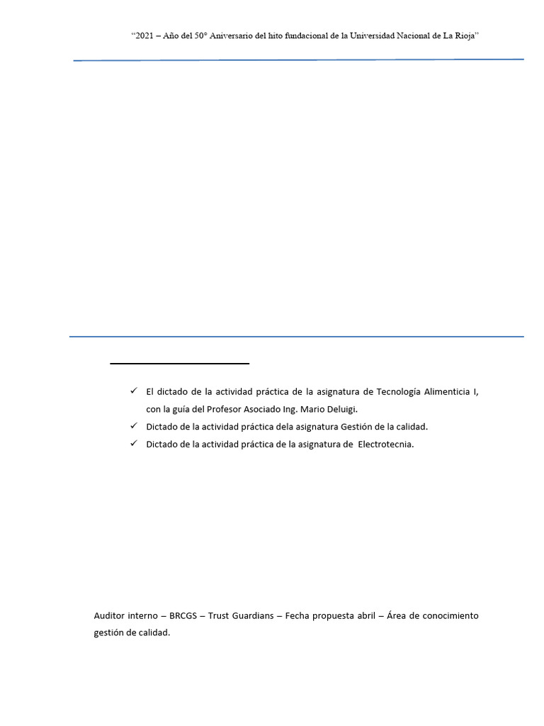 PAD Ord CS 171 - Tecnolog Alimt I Ing Yanina Mercado | PDF | Maestros