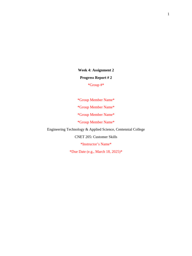 Engineering Project Progress Report 2 | PDF