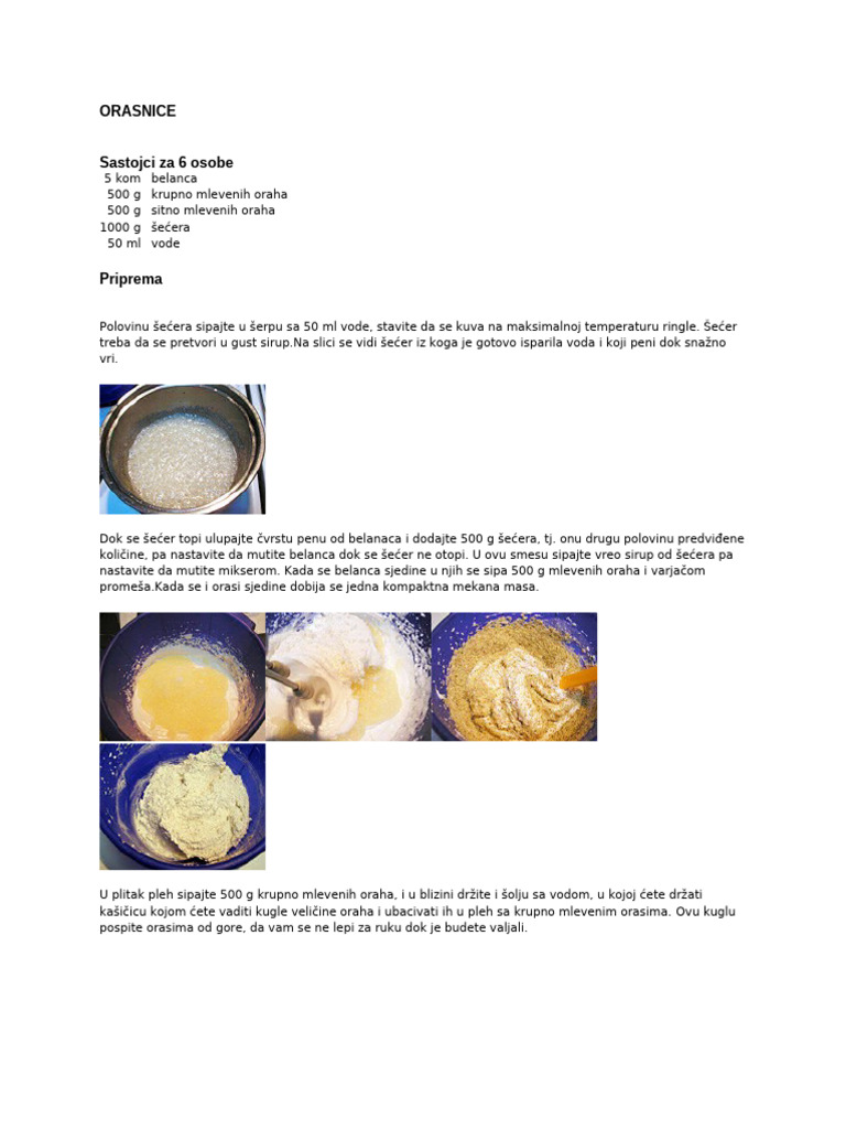 recept za orasnice | PDF