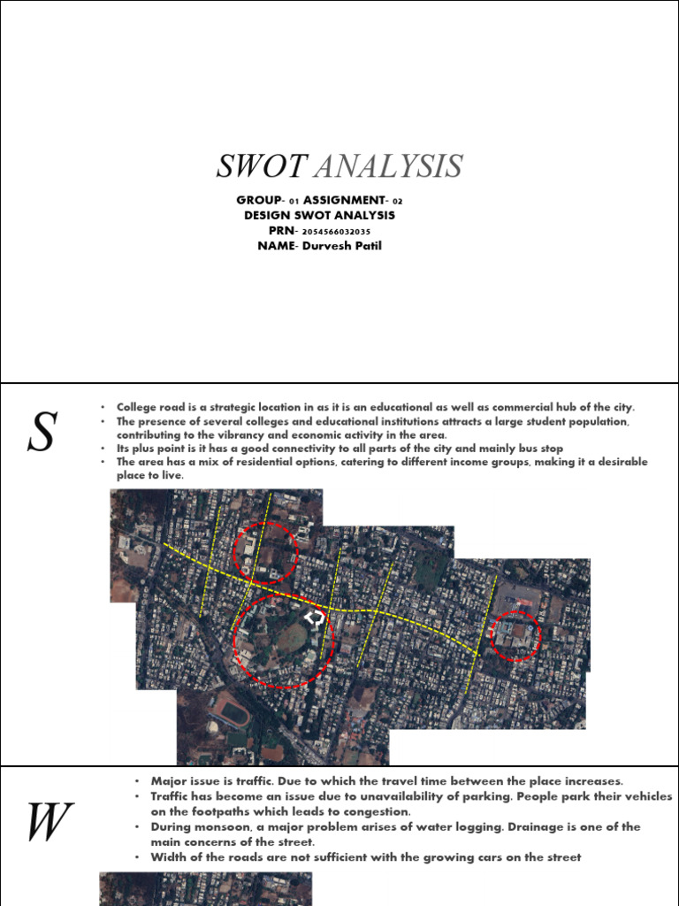 SWOT Analysis of College Road Area | PDF
