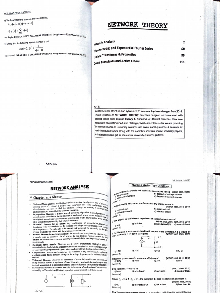 Network Theory Organiser | PDF