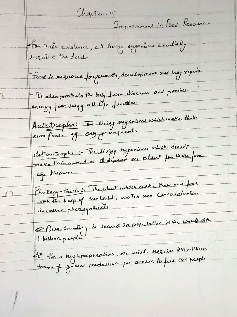 Class 9 Chapter 15 Science | PDF