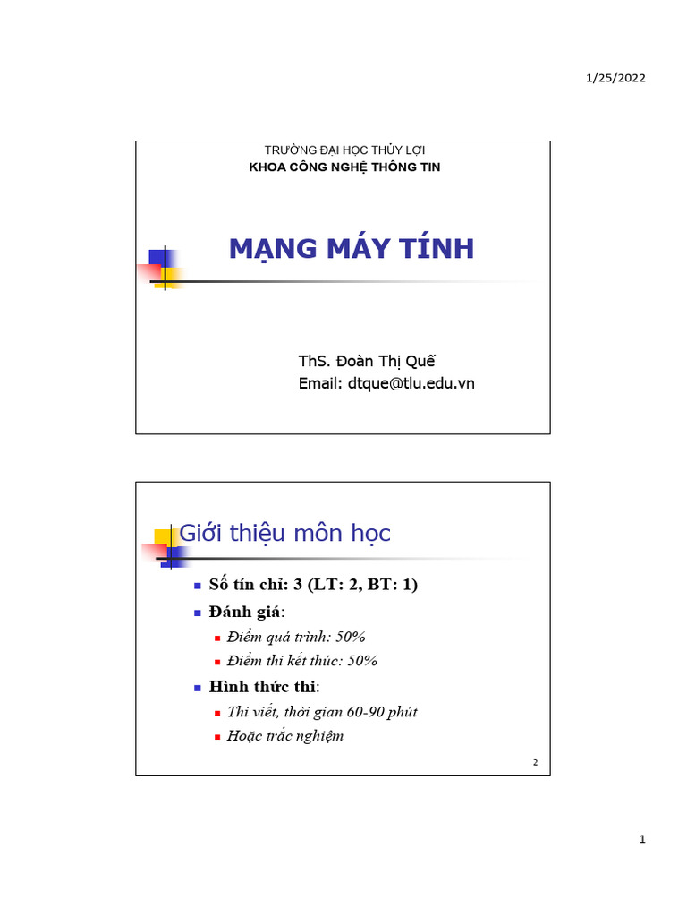Mang May Tinh Tlus | PDF