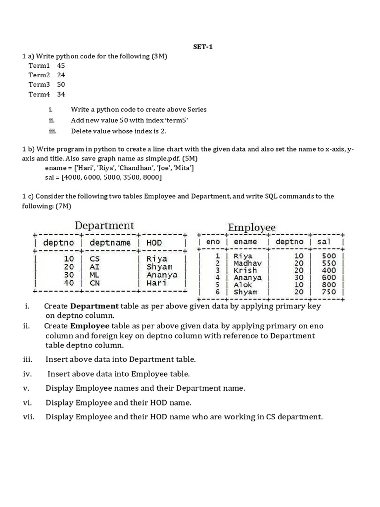 set1-6 | PDF | Data Model | Computer Data