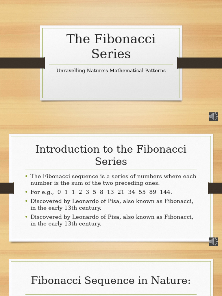 Fibonacci Series in Nature and Trading | PDF