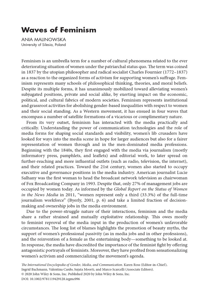 WAVES_OF_FEMINISM | PDF | Feminism | Gender Studies