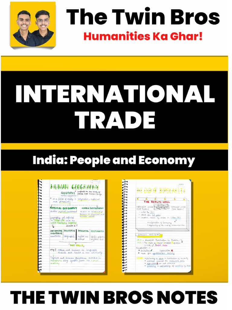 International Trade Notes by The Twin Bros | PDF