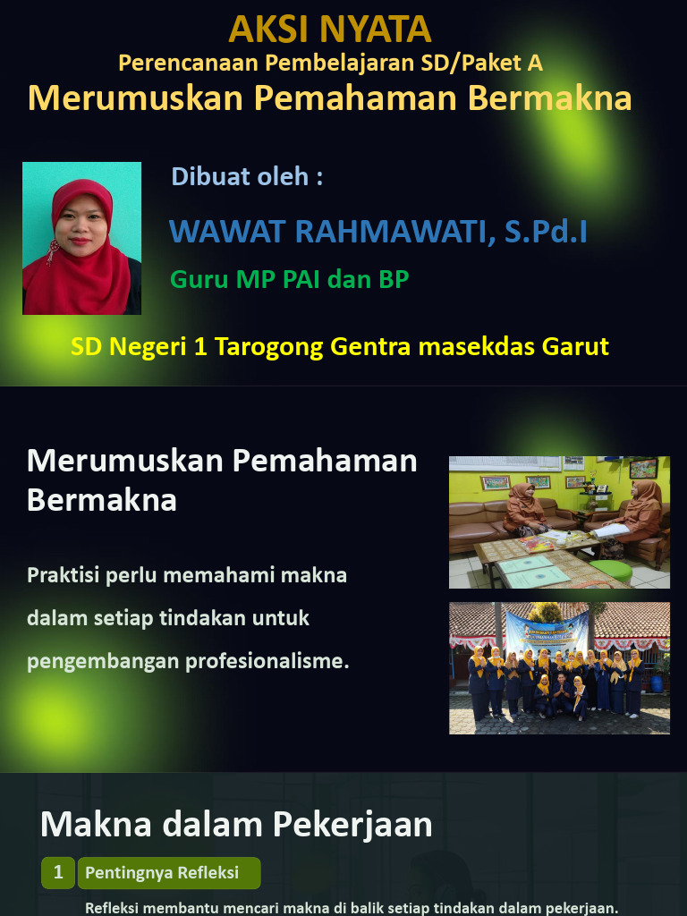 04 Perencanaan Pembelajaran SD Paket A Merumuskan Pemahaman Bermakna Wawat R | PDF