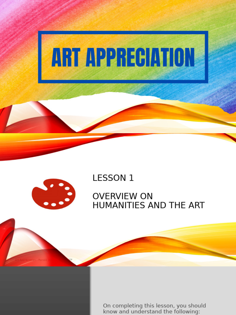 HUMANITIES-Lesson-1-Overview-on-Humanities (1) | PDF | The Arts | Fine Art