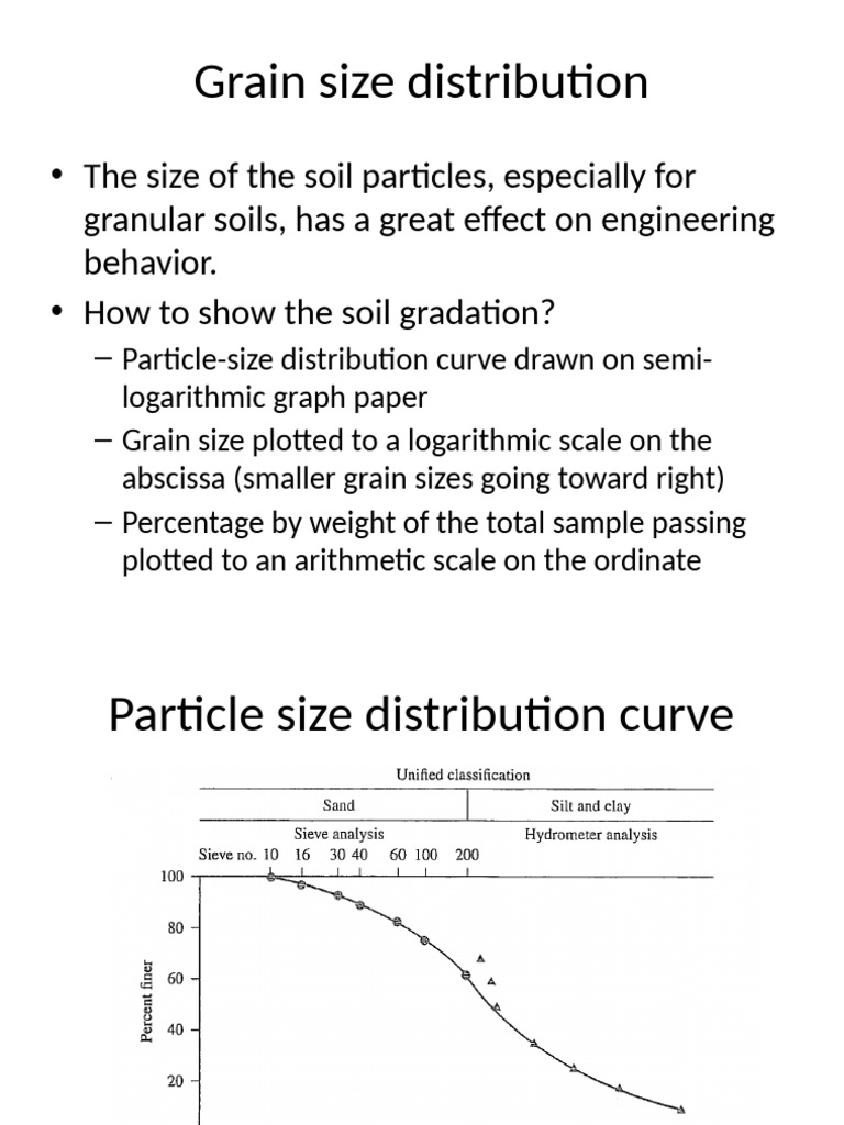 Grain Size Distribution Analysis Guide | PDF