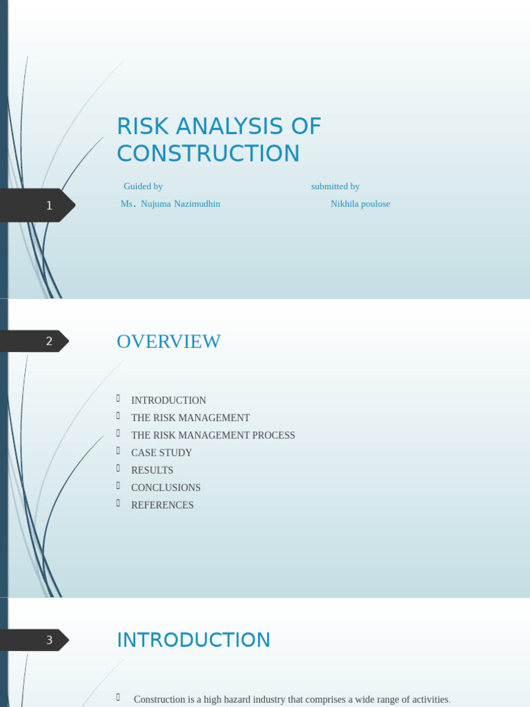 Risk Analysis of Construction | PDF | Risk | Risk Management