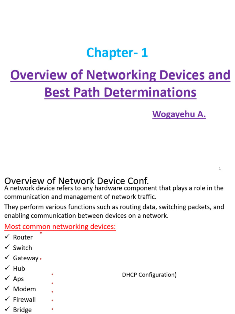 Chapter 1_(0) | PDF | Computer Network | Routing