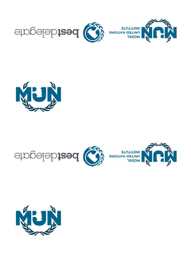 MUN Education - Placard Set | PDF