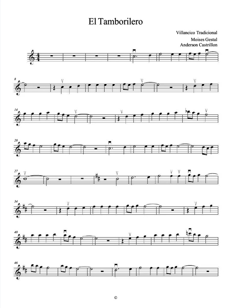 pdf-el-tamborilero-pro-violin-i_compress | PDF