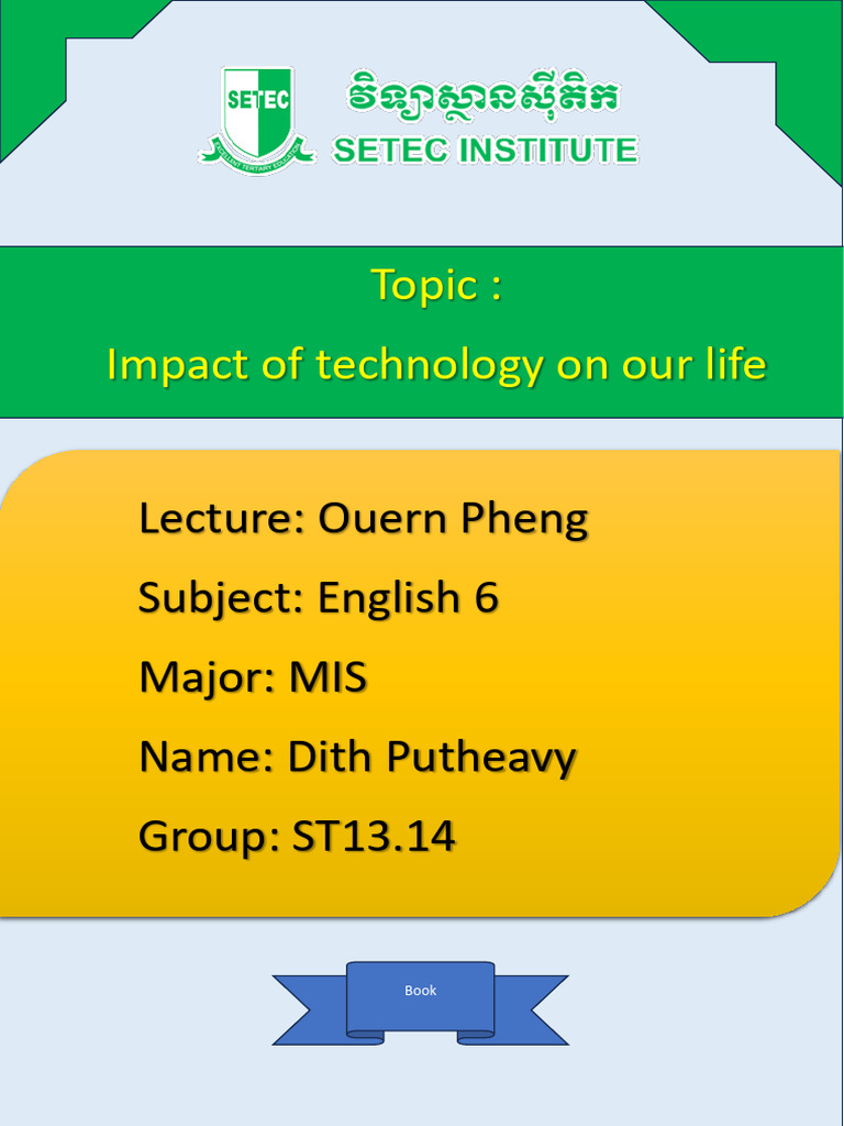 Impact of Technology On Our Life | PDF | Social Media | Popular Culture ...